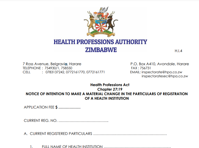 Downloads – Health Professions Authority